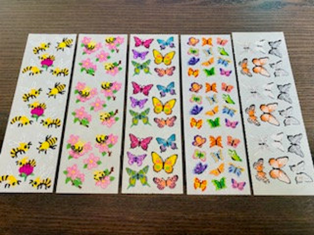 Sandylion Stickers YOU CHOOSE Bees Flowers Butterflies Misprints - Etsy