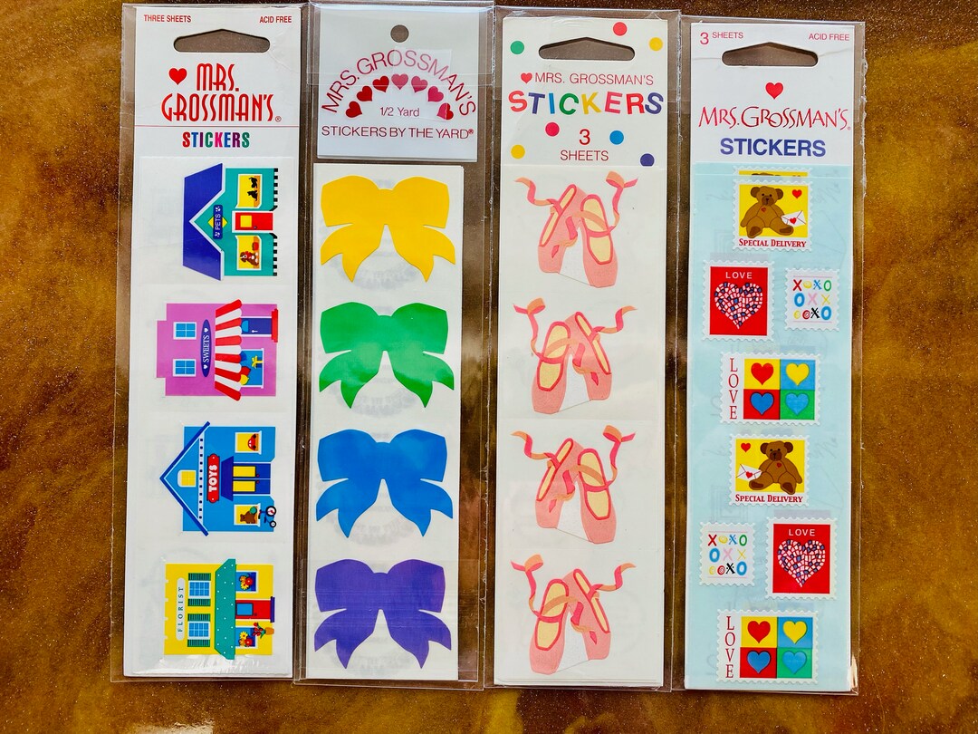 Mrs. Grossman's Sticker Sheets YOU CHOOSE - Etsy