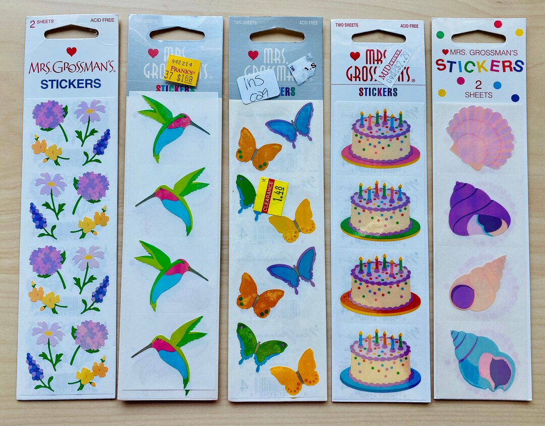 Mrs. Grossmans Sticker Packs YOU CHOOSE - Etsy
