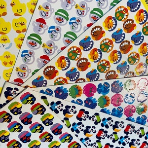 Trend Enterprises Stickers YOU CHOOSE Baby Chicks Racing Rollers Panda ...