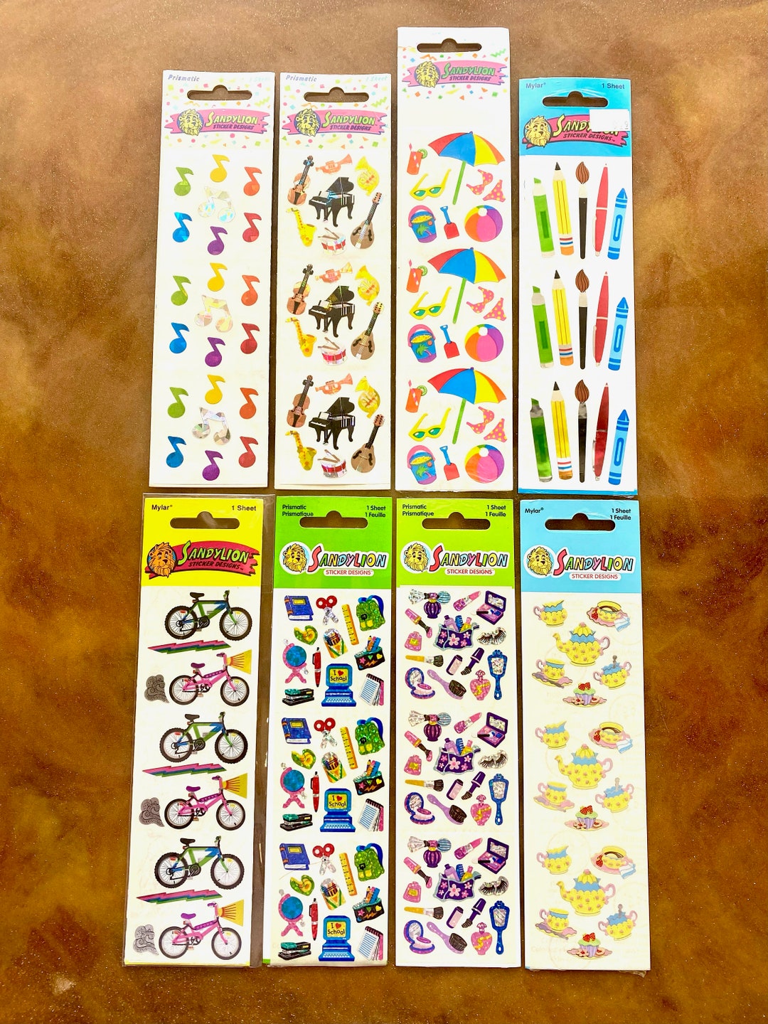 Sandylion Sticker Packs YOU CHOOSE Music Instruments Beach Bike Pencils ...