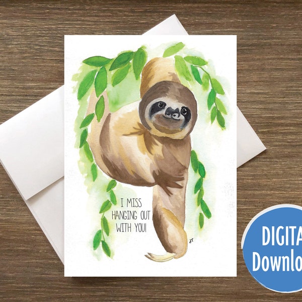 Miss You Cards - Etsy
