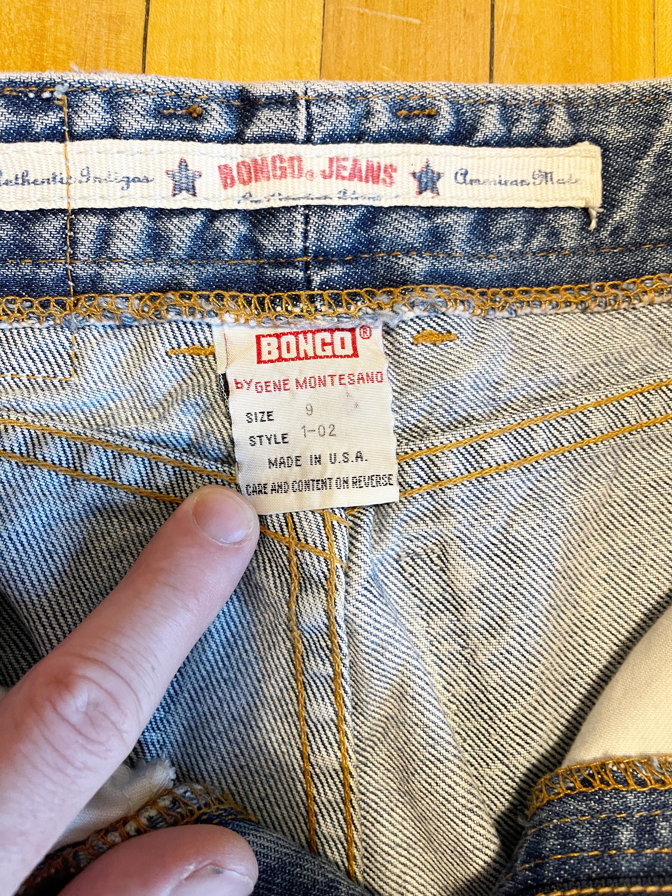 Vintage/upcycle Bongo Style 1-02 Jeans Size 9 - Etsy