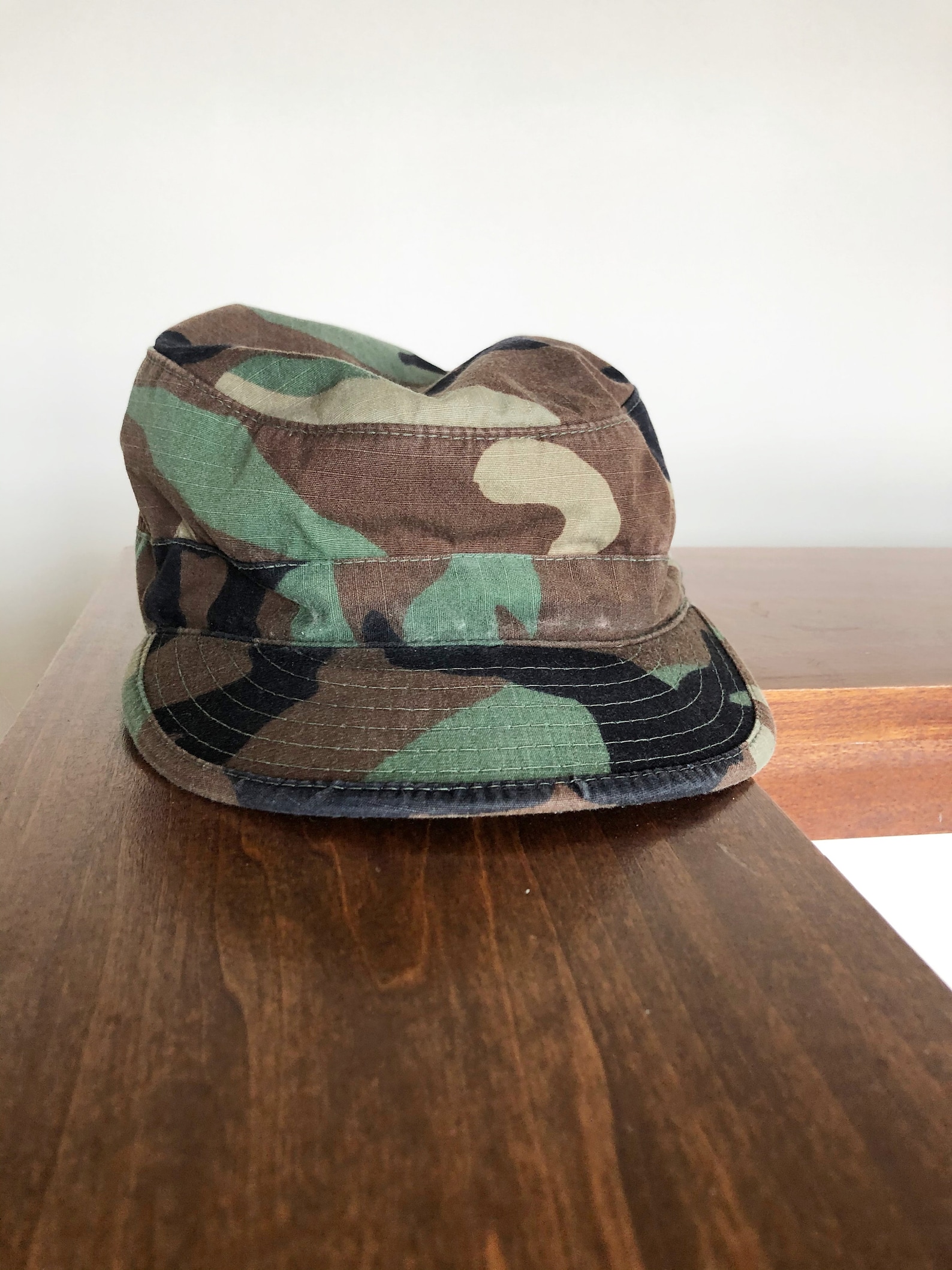 Vintage CAMO Military Field Hat Size 7 1/2 - Etsy