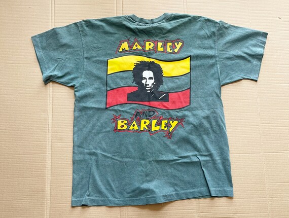 Vintage 1993 Anvil Marley and Barley Concert Shirt si… - Gem