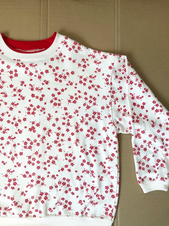 Vintage Jaclyn Smith Sport Floral Sweater Size Xl Gem