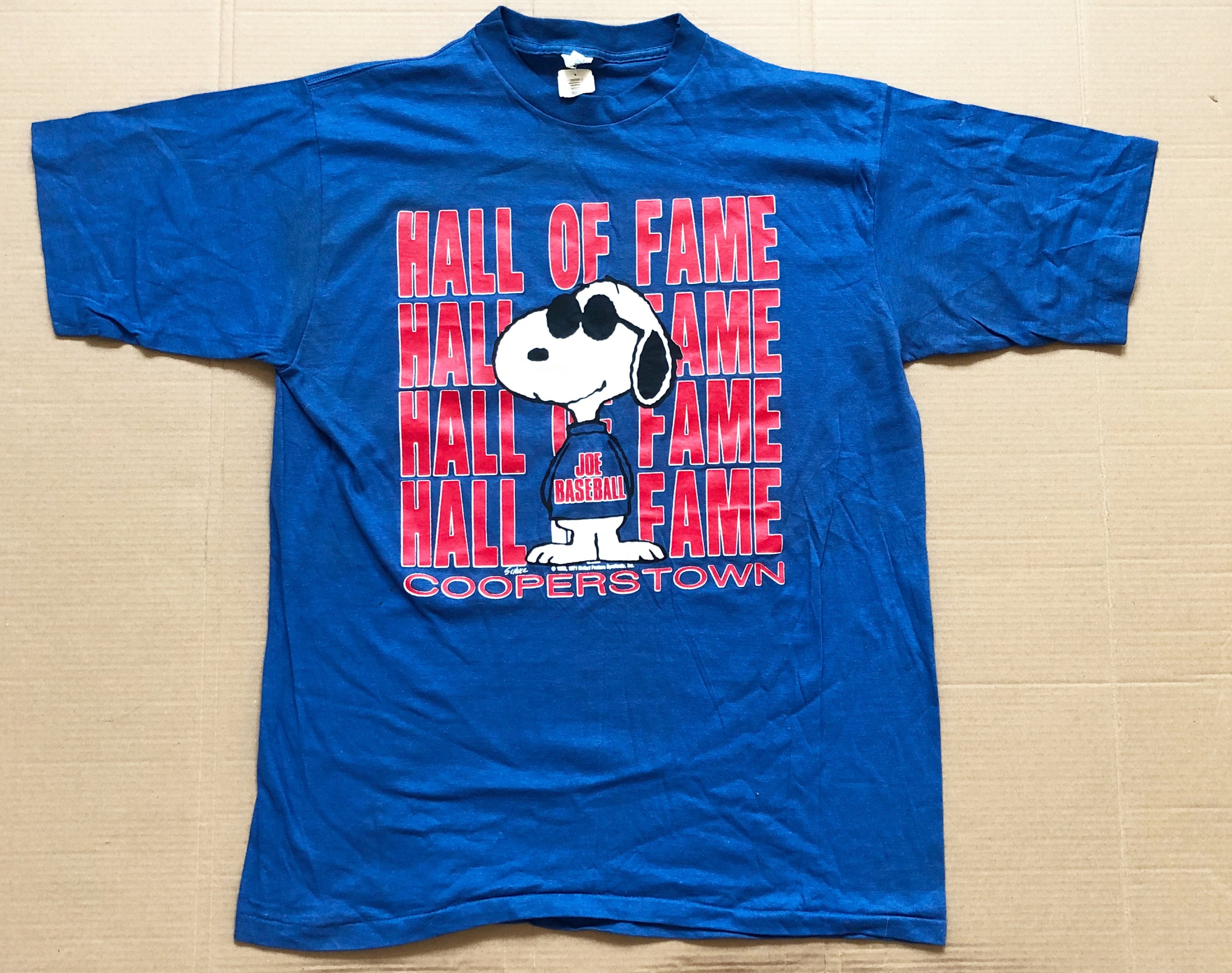 Vintage 70s Snoopy Joe Cool Joe Baseball Hall of Fame | Etsy