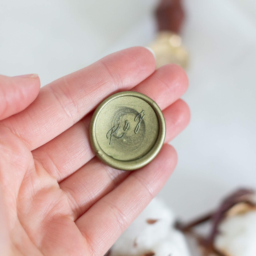 Sello boda personalizado, sello con iniciales, sello sello personalizado, sello sello iniciales ...