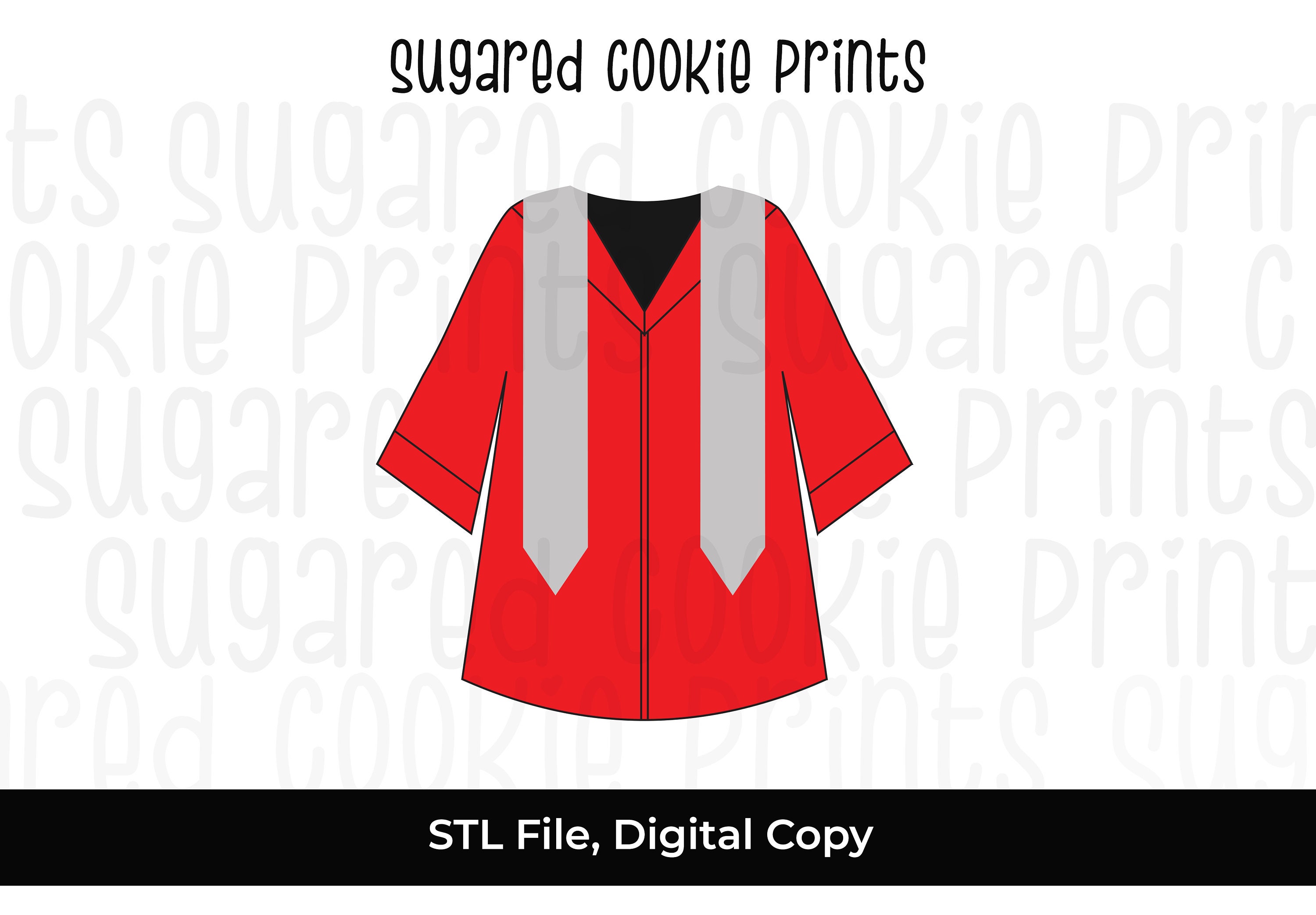 Graduation Gown Cookie Cutter STL File, Balloons Cookie , STL ...