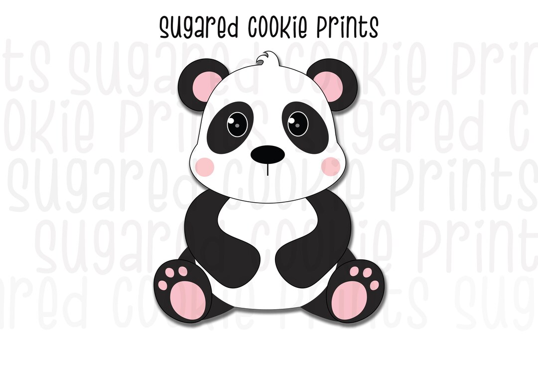 Panda Bear STL File, Panda Cookie Cutter File, STL, Cute Panda - Etsy