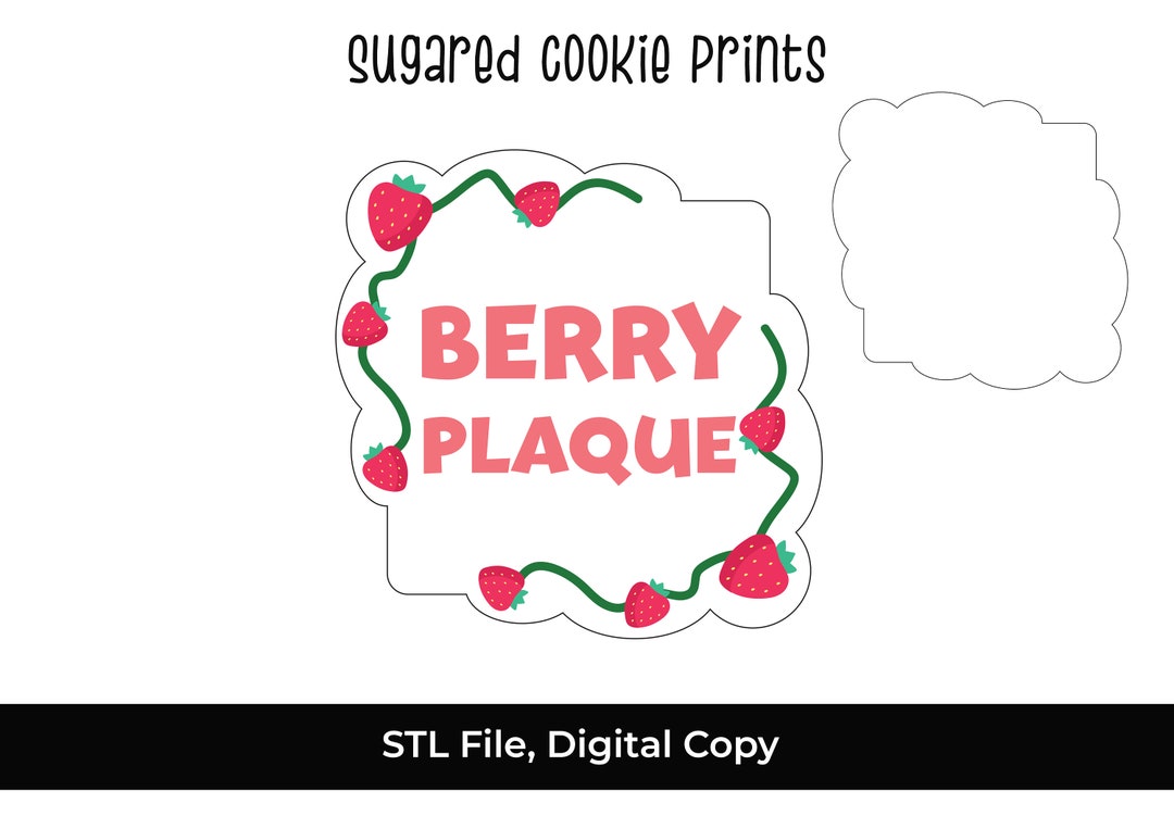 Plaque STL File, Plaque Cookie Cutter , STL, Name Cookie Cutter, Baby ...