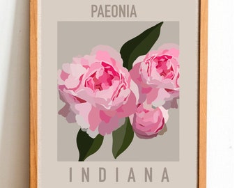 Peony Ink Sketch Print / Printable / Art / Digital Download / Pen ...