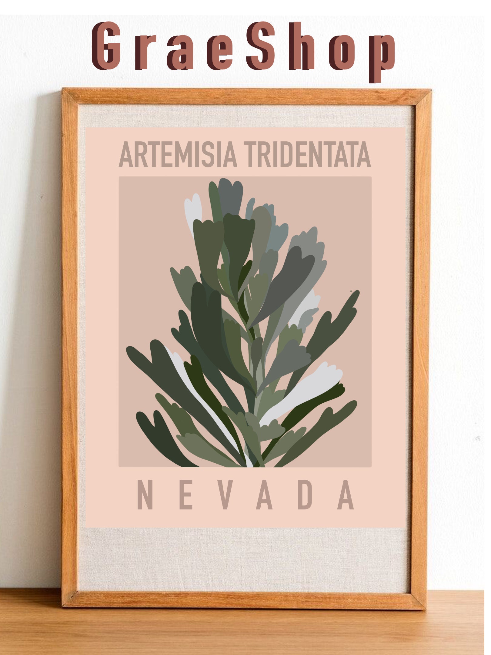 Nevada State Flower Print - Sagebrush - DIGITAL PRINT - Etsy