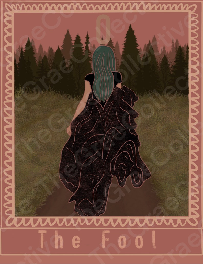 The Fool Tarot Art Print | DIGITAL DOWNLOAD | Tarot Series - Etsy