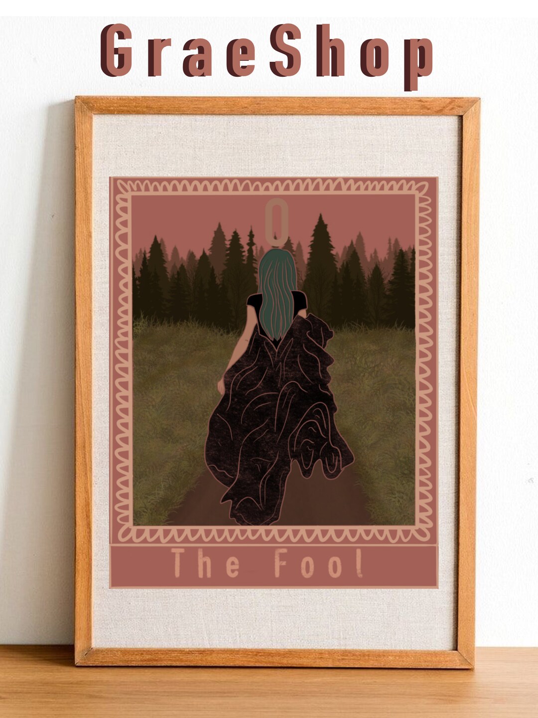 The Fool Tarot Art Print | DIGITAL DOWNLOAD | Tarot Series - Etsy