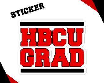 HBCU GRAD Sticker Atlanta Stickers Spelman Atlanta Gift | Etsy