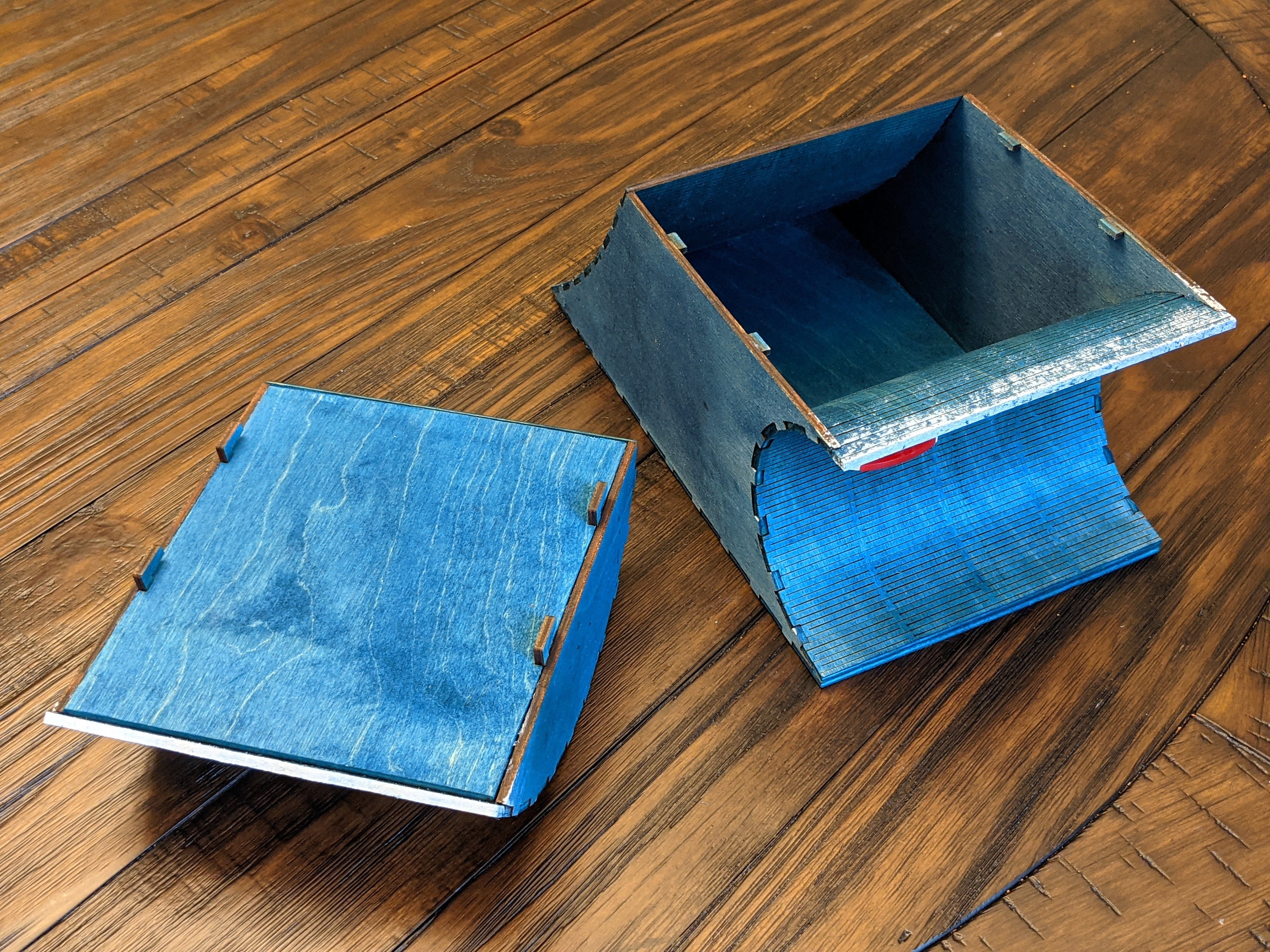 Laser Cut File - Ocean Wave Box - Etsy