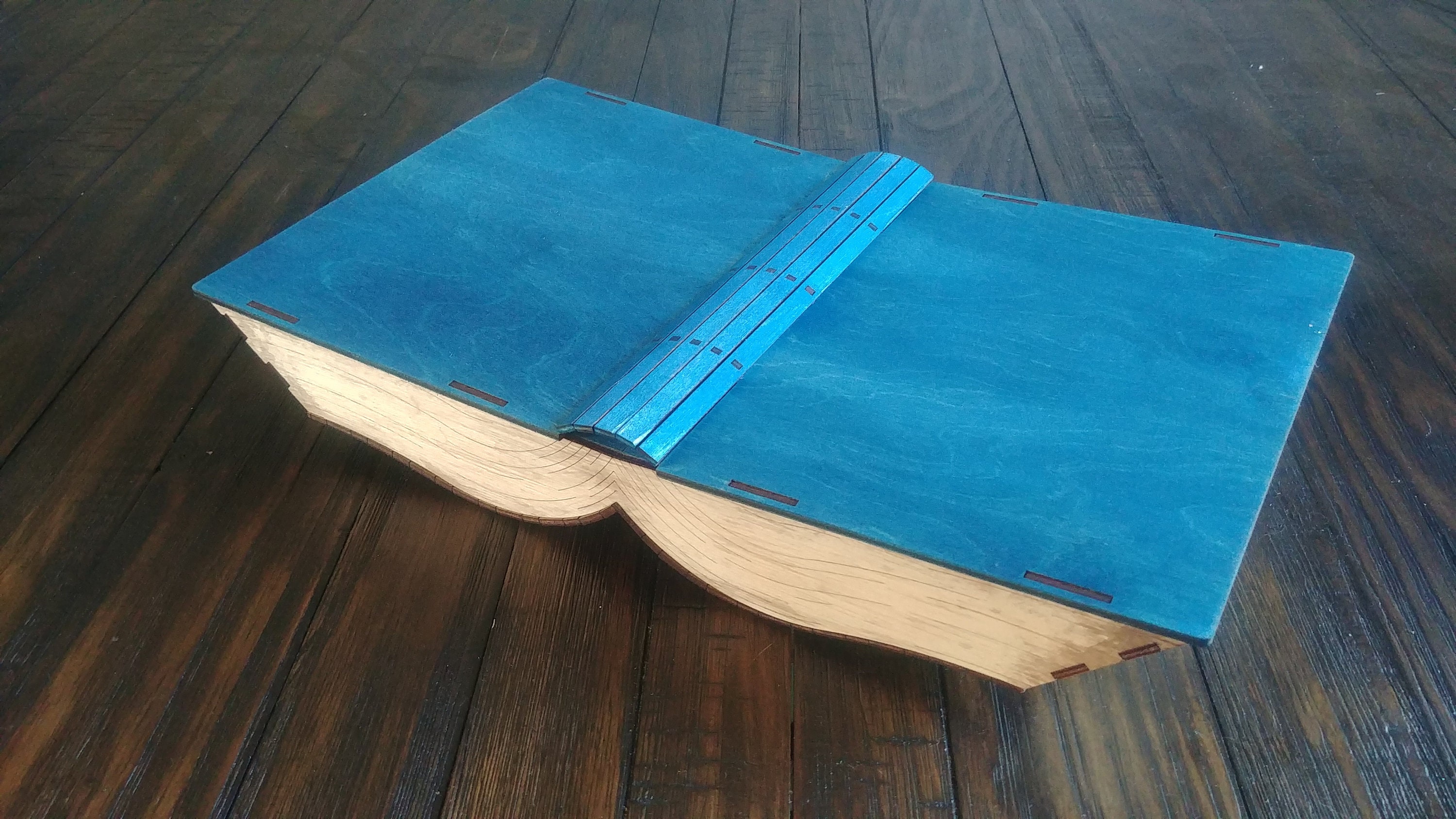 Laser Cut File - Open Book Box - Etsy