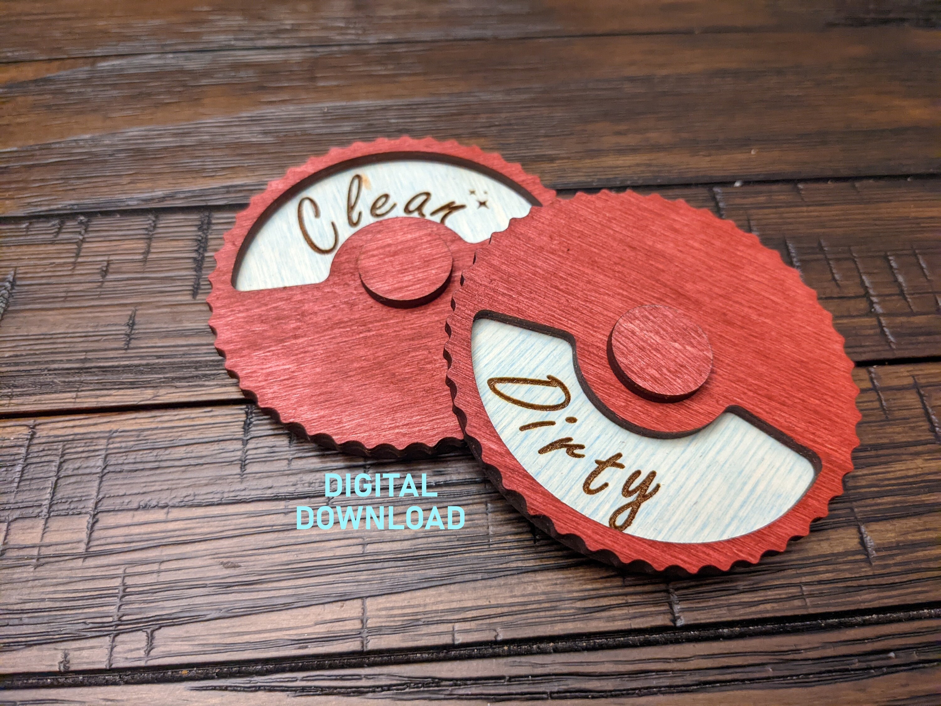 Laser Cut File - Dishwasher Dial - Etsy