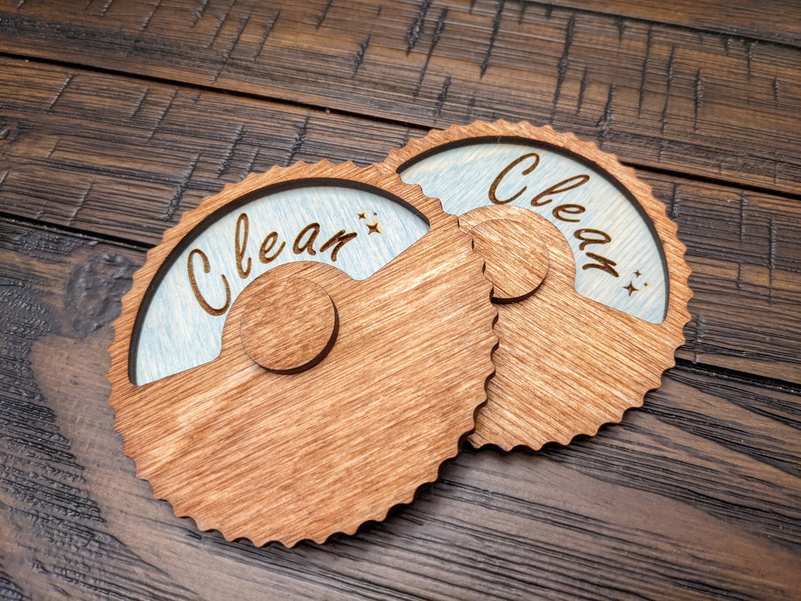 Laser Cut File - Dishwasher Dial - Etsy