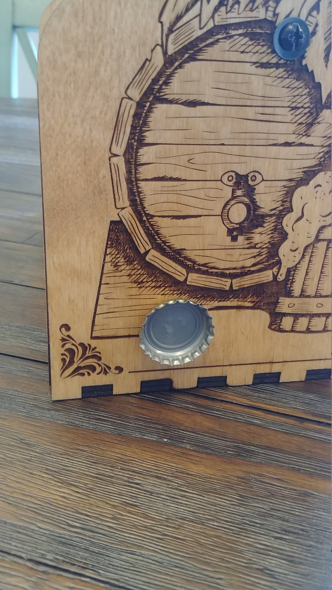 Laser Cut File - Beer Caddy With Flip Table - Etsy