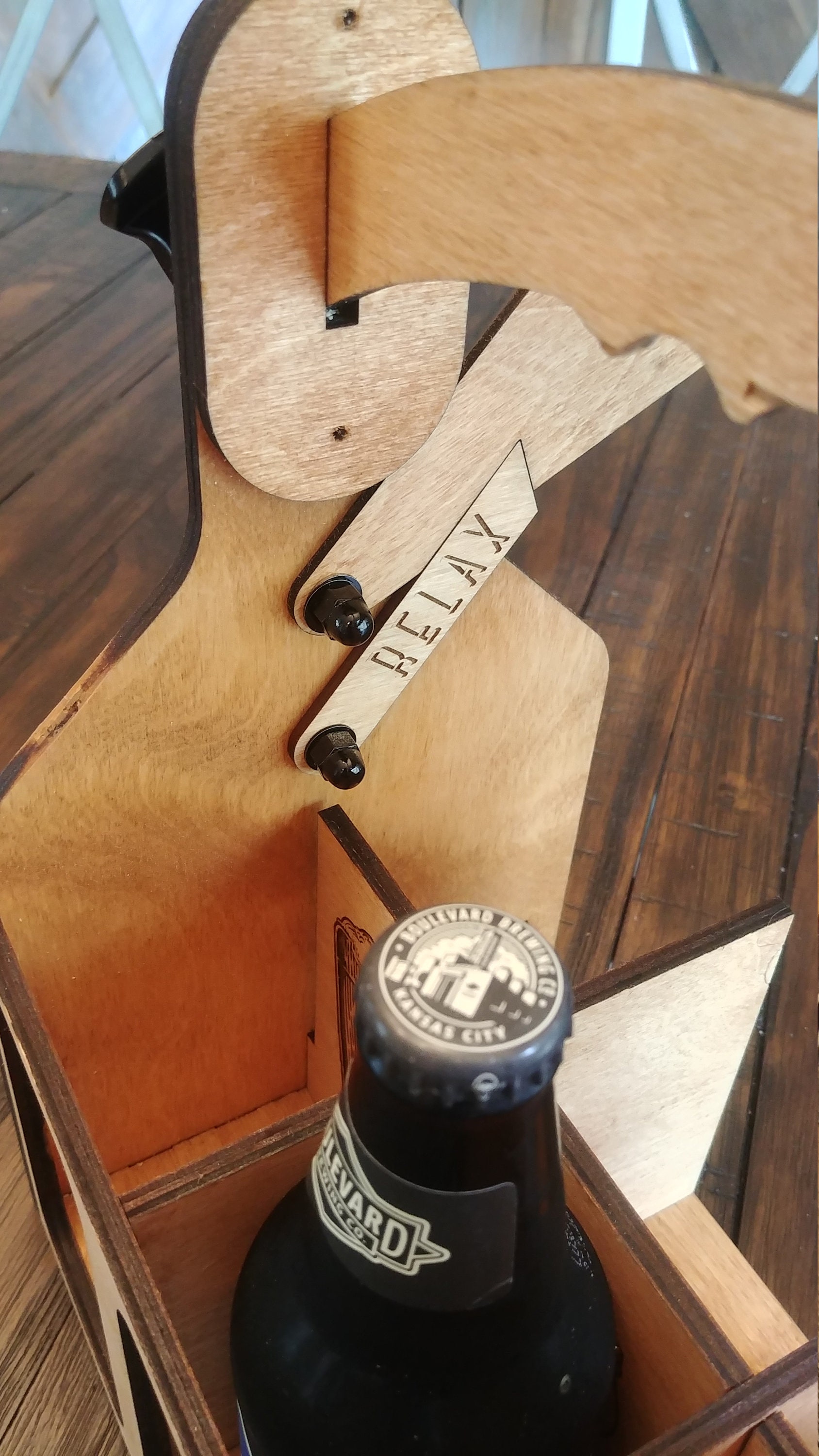 Laser Cut File - Beer Caddy With Flip Table - Etsy Canada