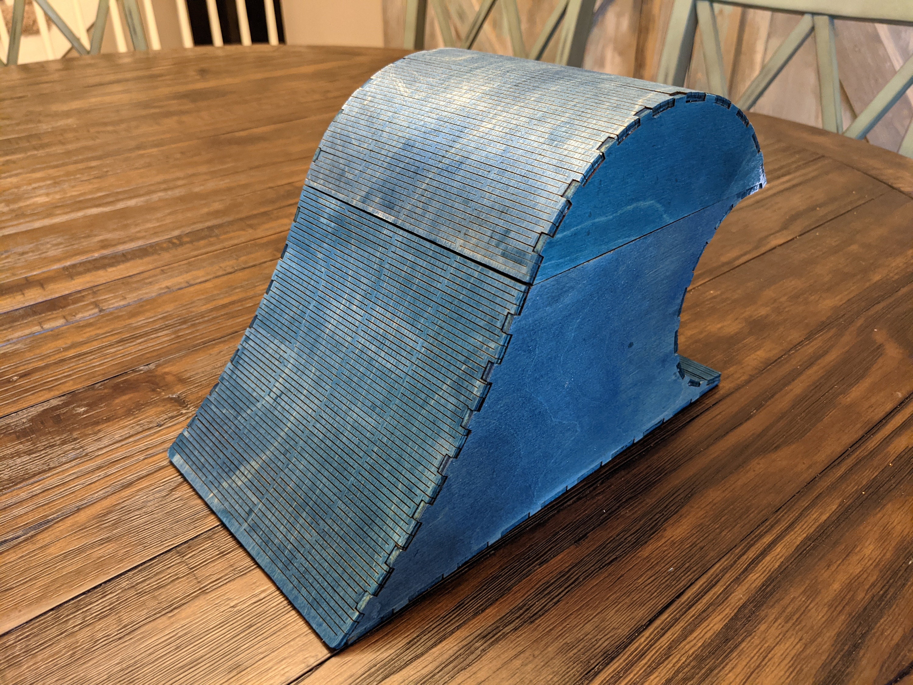 Laser Cut File - Ocean Wave Box - Etsy