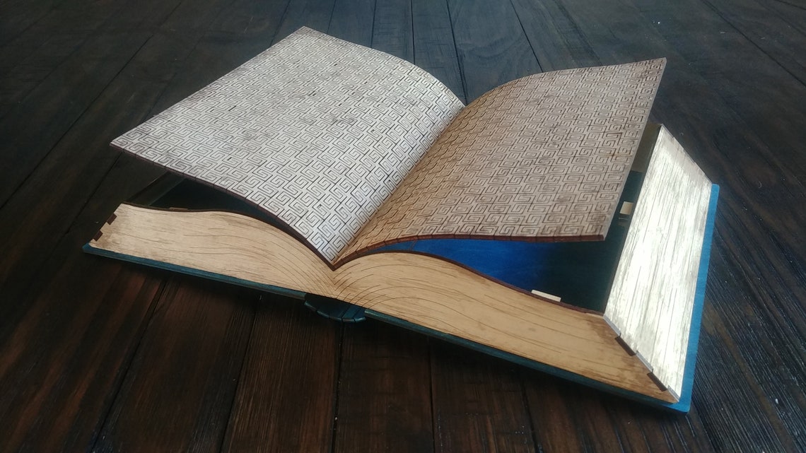Laser Cut File - Open Book Box - Etsy
