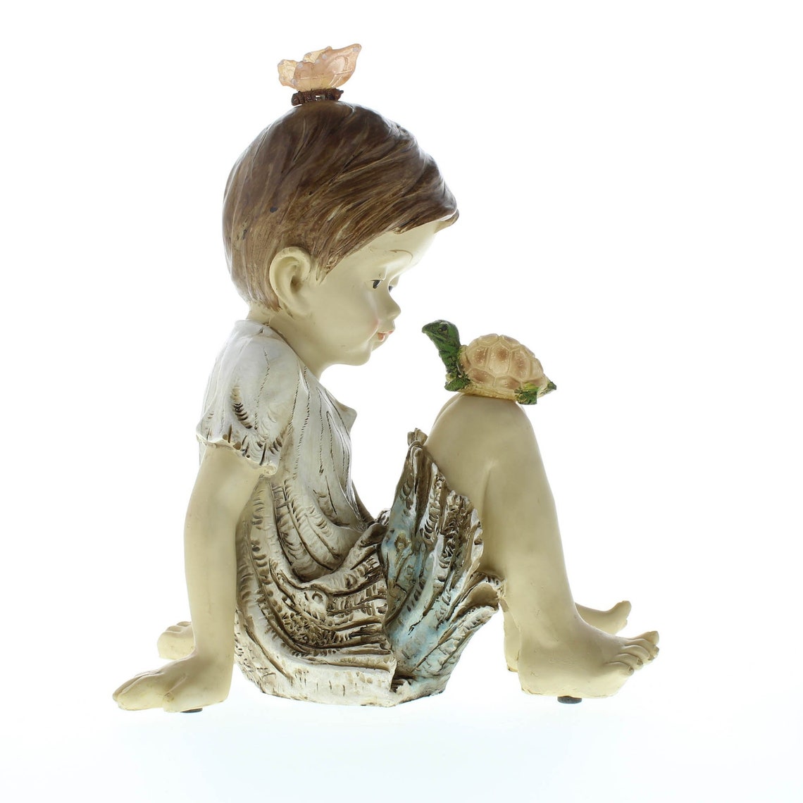 Solar Garden Statues Polyresin Outdoor Solar Figurines For Etsy