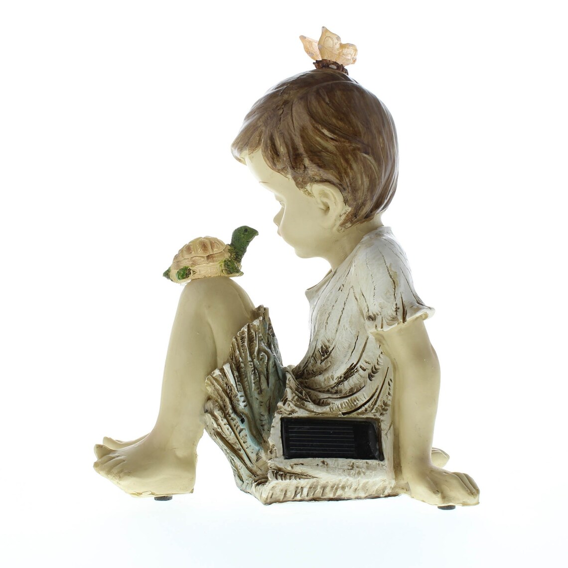 Solar Garden Statues Polyresin Outdoor Solar Figurines For Etsy