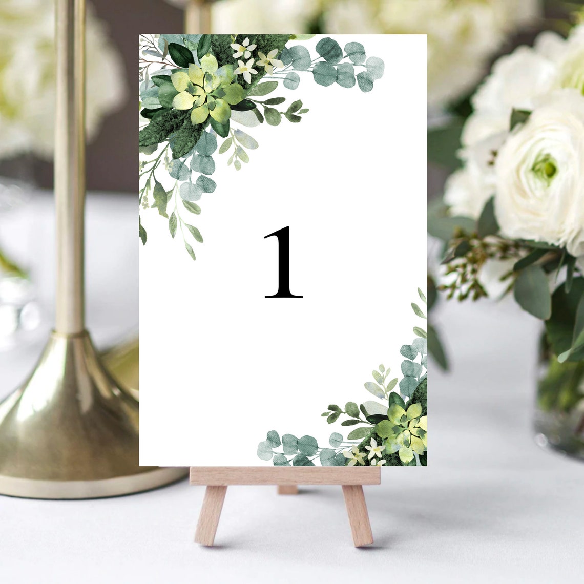 Printable Table Number Wedding Table Number Instant - Etsy