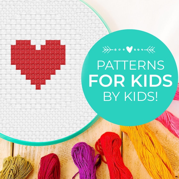 Kids Cross Stitch - Etsy