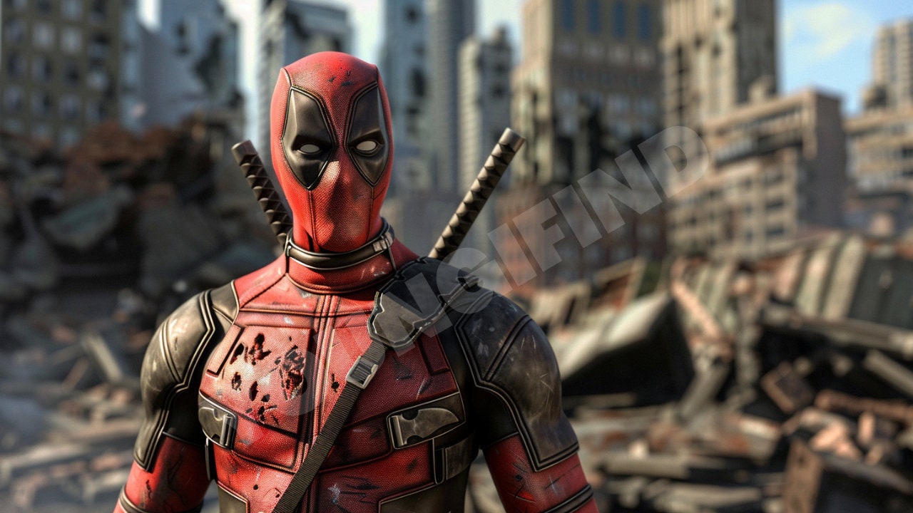 Deadpool 3 Destroyed City 3D 20oz Tumbler Sublimation Design Download ...