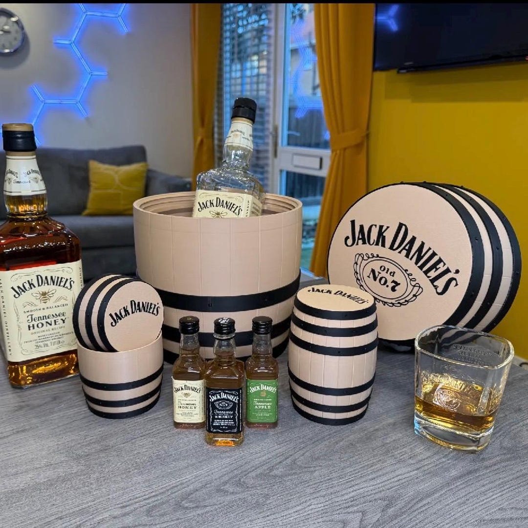 Bourbon Whiskey Barrel Ice Bucket | Perfect Gift Whiskey Lovers | Man ...