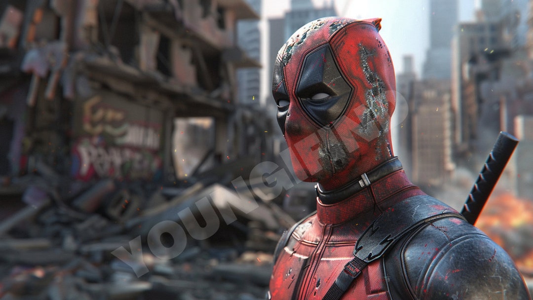 Deadpool 3 Destroyed City 3D 20oz Tumbler Sublimation Design Download ...