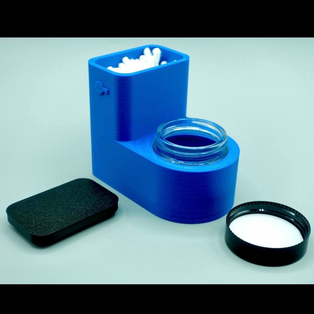 Cotton Swab Holder, Glass Jar / ISO Jar / Dab Organizing / Nail ...