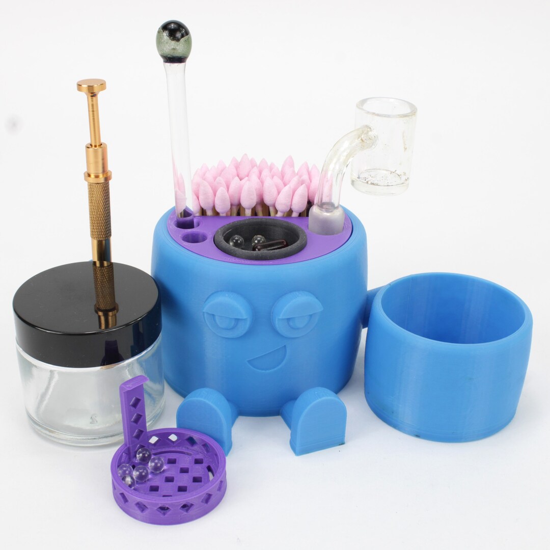Chillbud Dab Organizer Station / ISO Jar Cotton Swab Holder / Dab ...