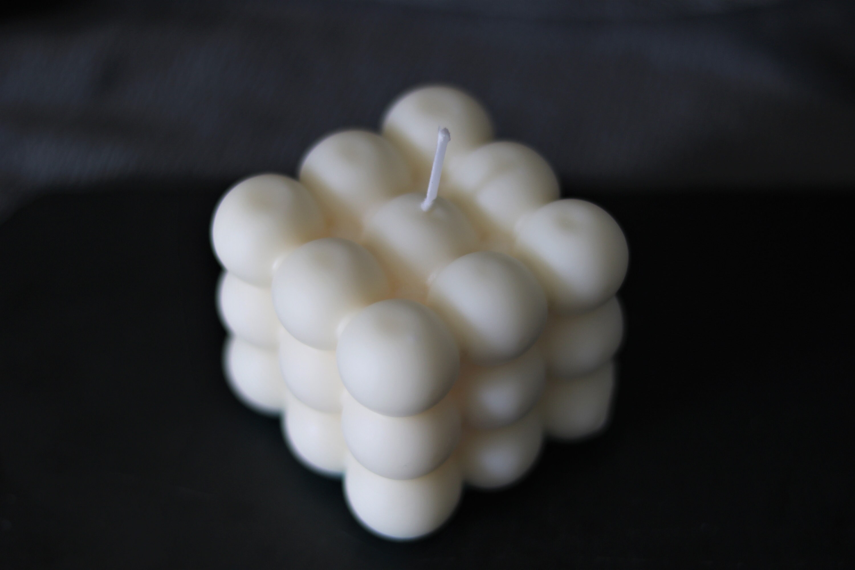 Soy Bubble Candle, Cloud Cube Candle, Cubed Bubble Candle, Minimalist ...