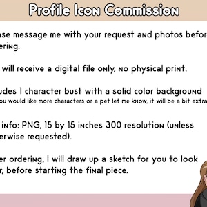 Custom Profile Icon - Character Logo Art Commission - Etsy