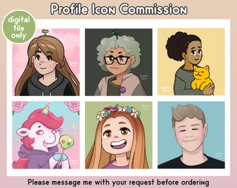 Custom Portrait Art Commission, Character Portrait, Illustration for ...