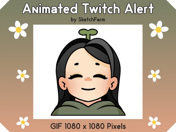 GIF animado para alertas de Twitch / Seguir / Sub / Bombo / | Etsy