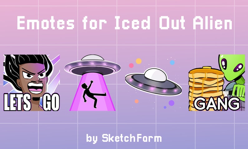 1 Custom Emote Commission - Twitch and Discord Emotes - Etsy
