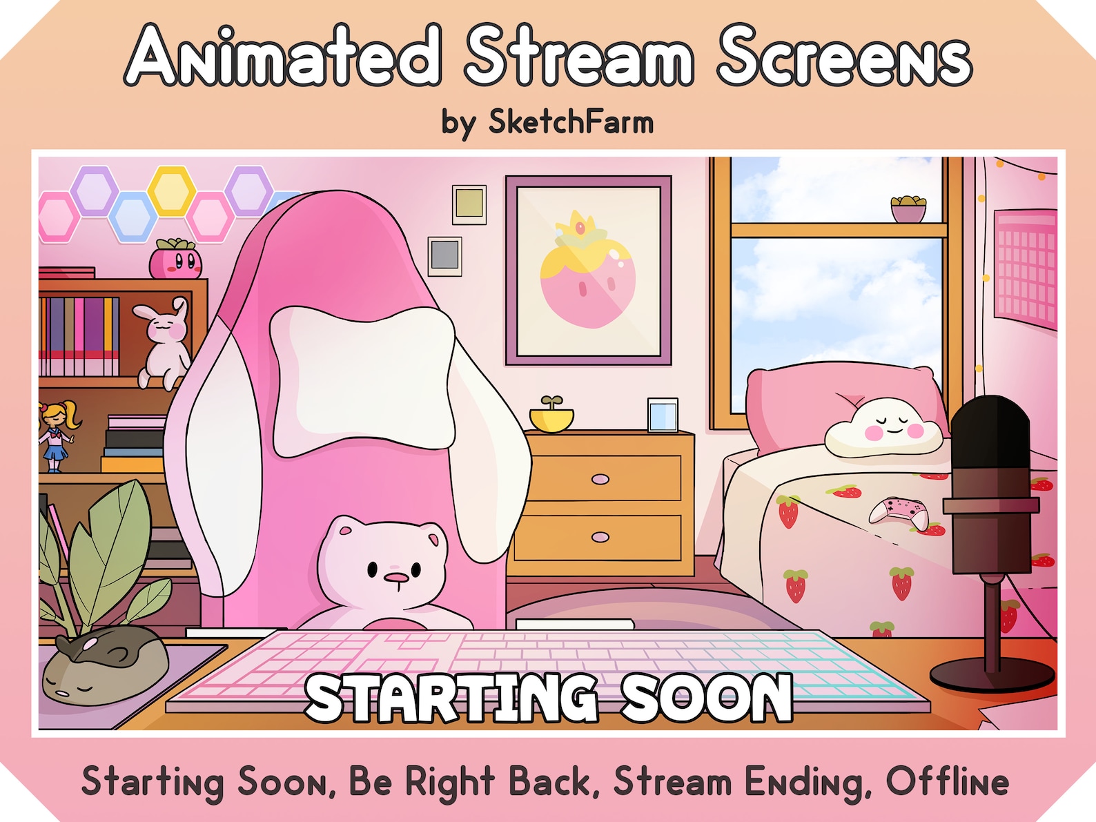 Stream starting soon overlay cute - swingmyte