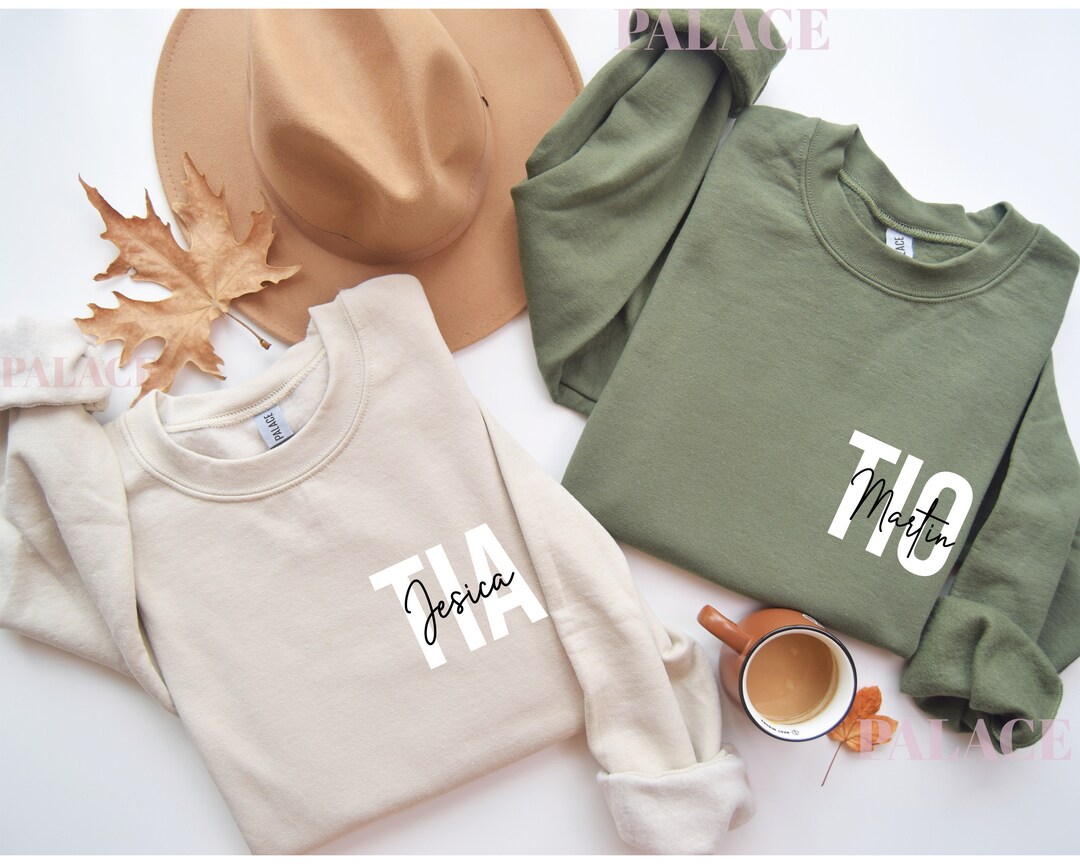 Tia Sweatshirt | Tia Gift | Personalized Tios Gift | Tia Gift Idea ...