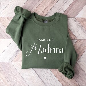 Madrina Sweatshirt | Madrina Gift | Madrina Gift Idea | Madrina ...