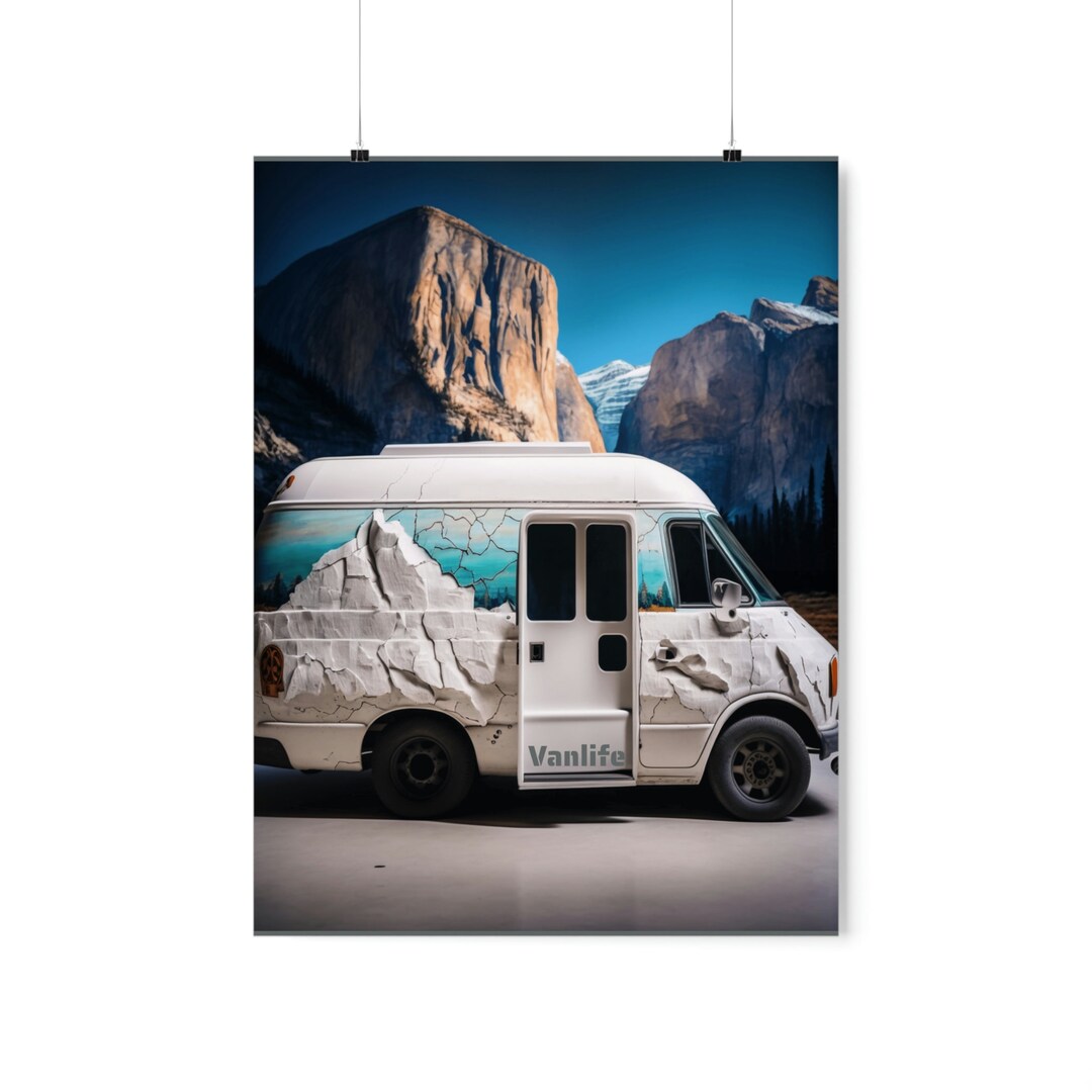 Van Lifestyle Poster Cruisin' the California Countryside 18 X 24 - Etsy
