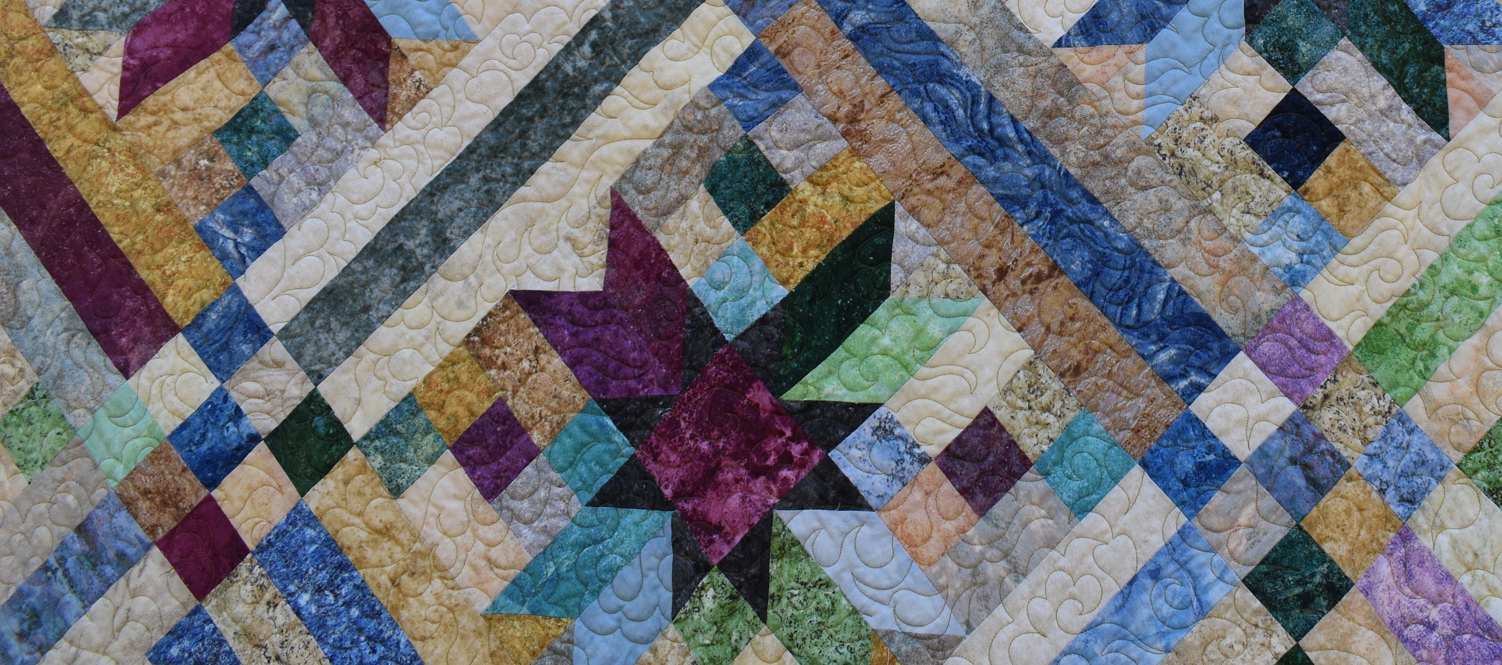 Mottled Green and Mauve Quilt - Etsy