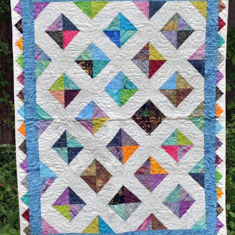 Triangle Quilt - Etsy