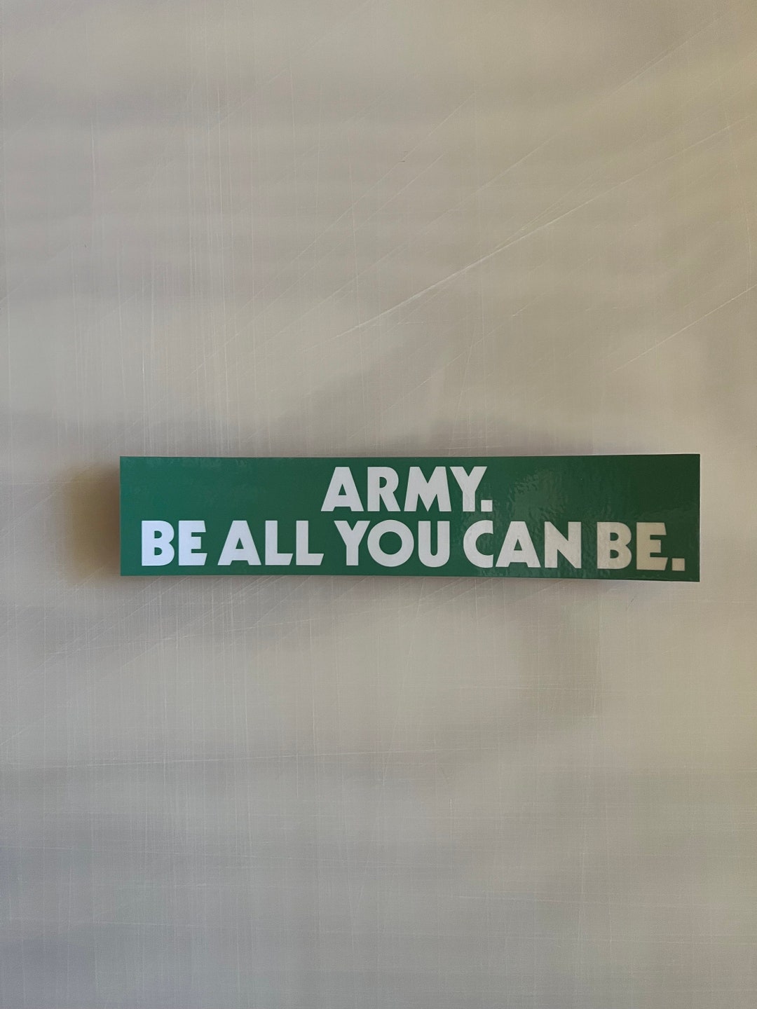 Army: Be All You Can Be Sticker 2.25 X 10.5 - Etsy