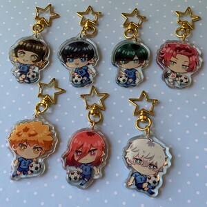 Unofficial Blue Lock Keychains - Etsy